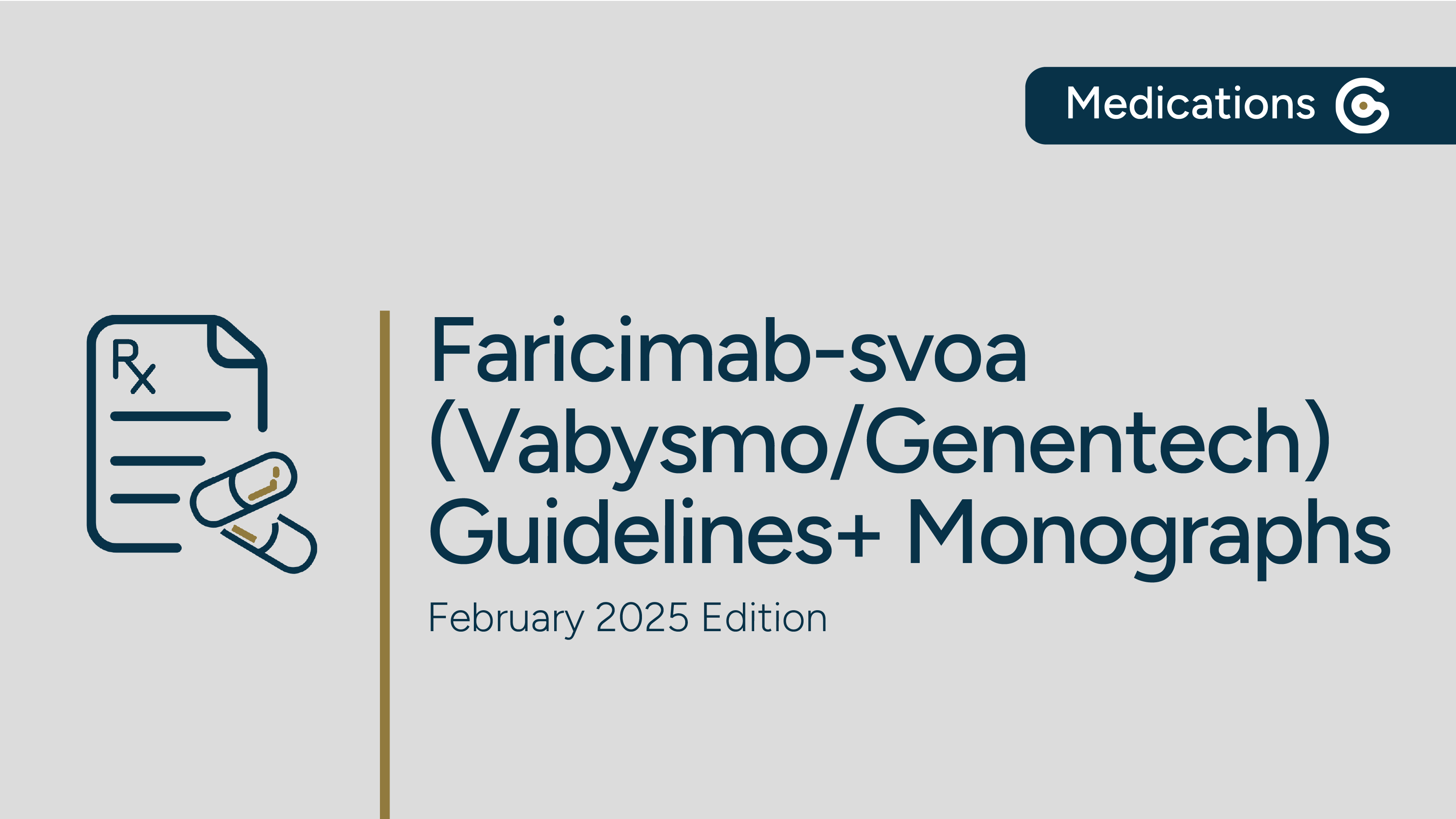 Faricimab-svoa (Vabysmo/Genentech) - Guidelines+ Monographs - Guideline ...