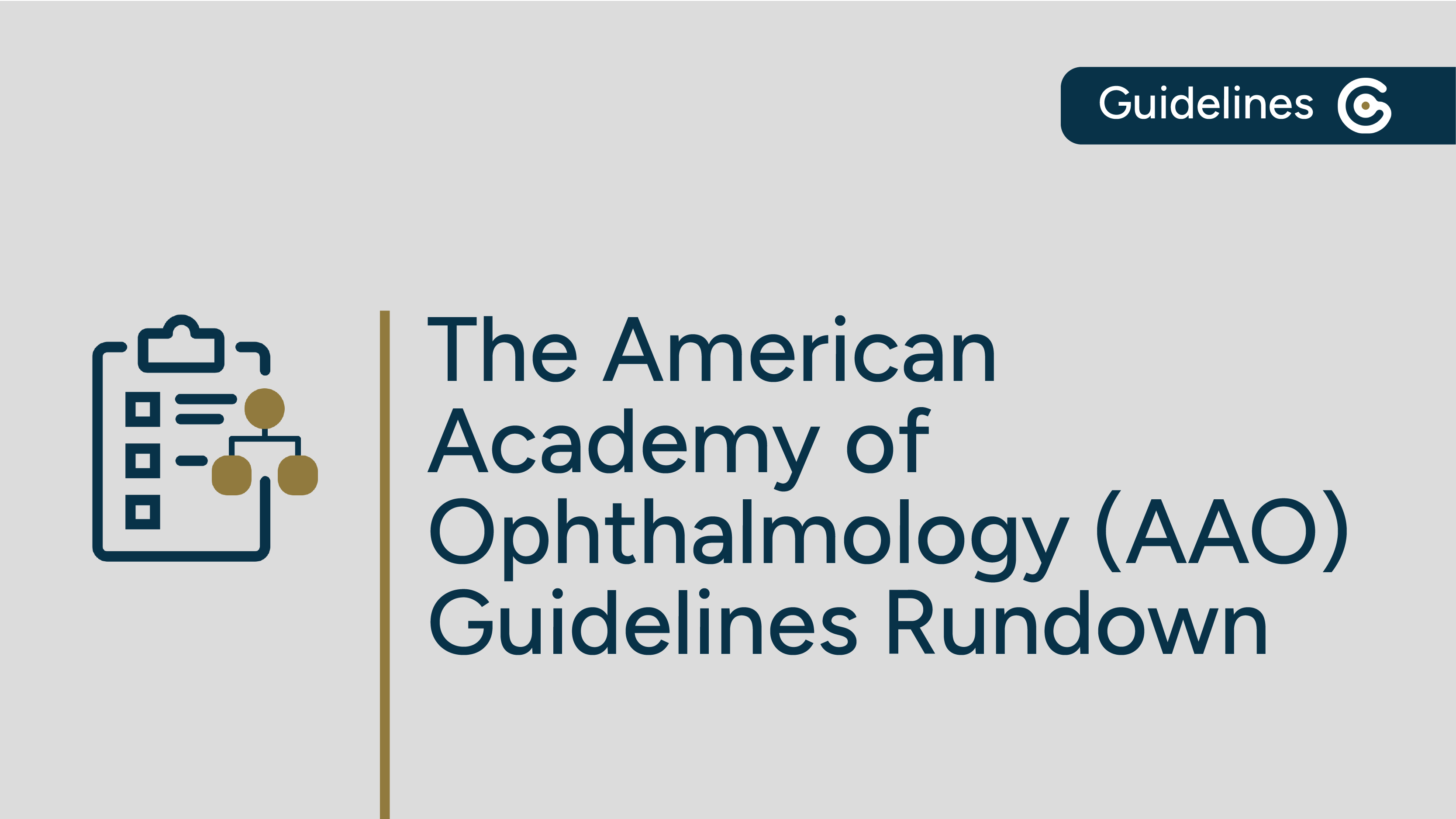 American Academy of Ophthalmology (AAO) - Guidelines Rundown (AMD/Low Vision Awareness Month ...