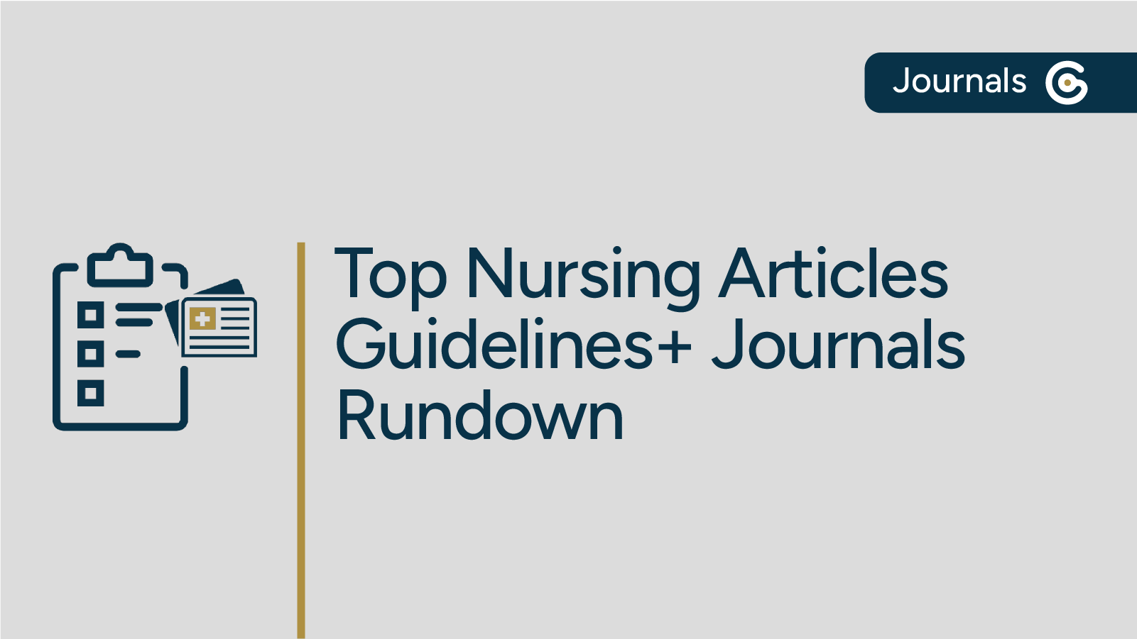 Top Nursing Articles, Guidelines+ Journals Rundown - Guideline Central