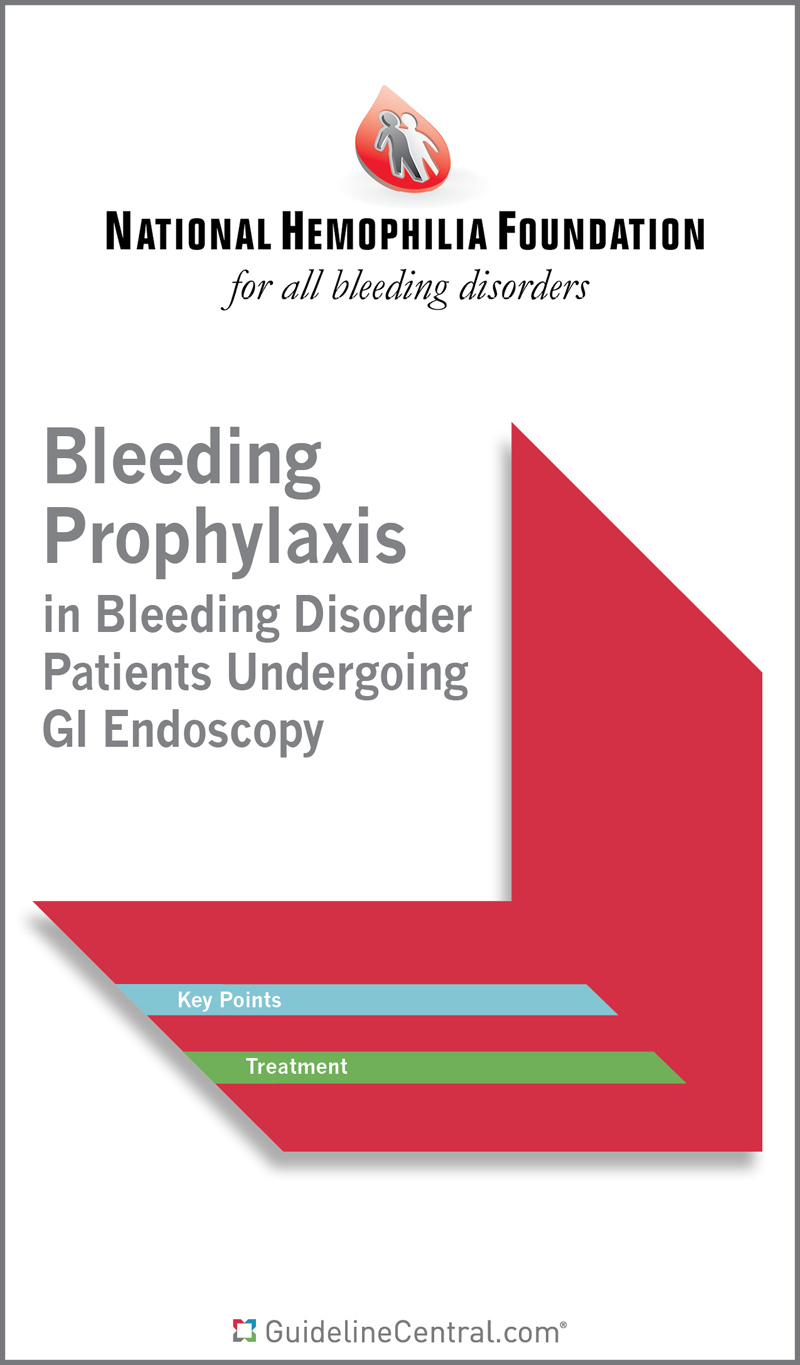 Bleeding Prophylaxis in Bleeding Disorder Patients Undergoing GI ...