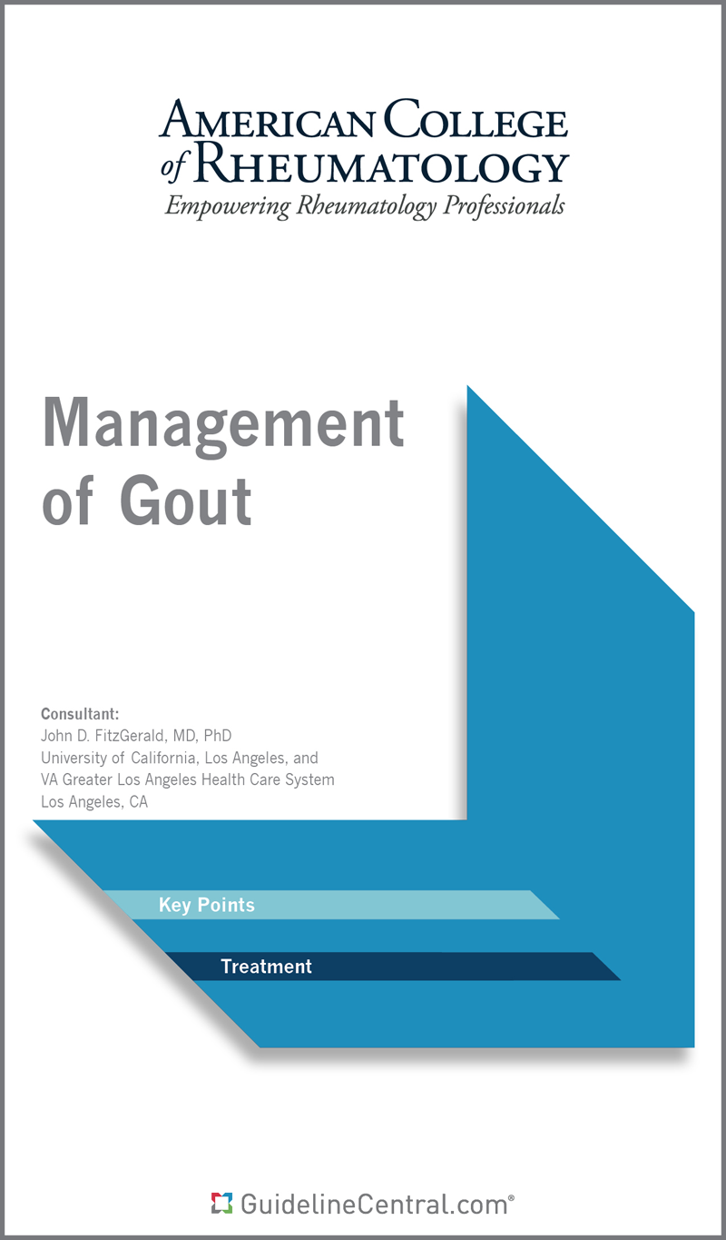 Management of Gout Guidelines Pocket Guide - Guideline Central