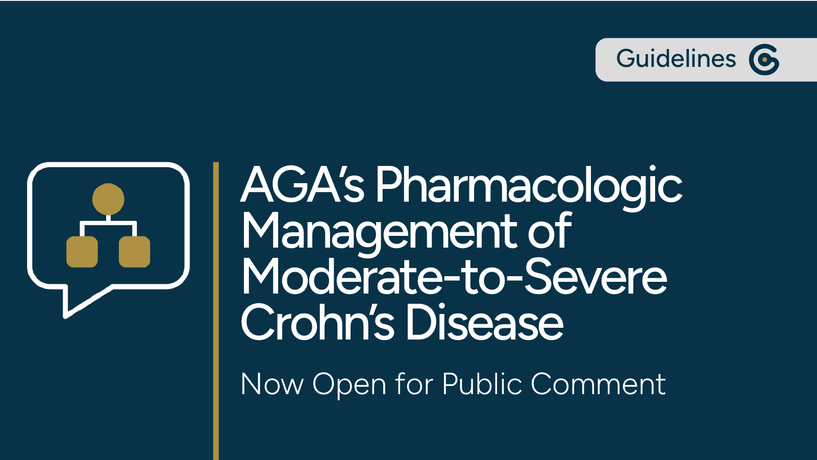AGA's Pharmacologic Management of Crohn's Disease Open to Public ...
