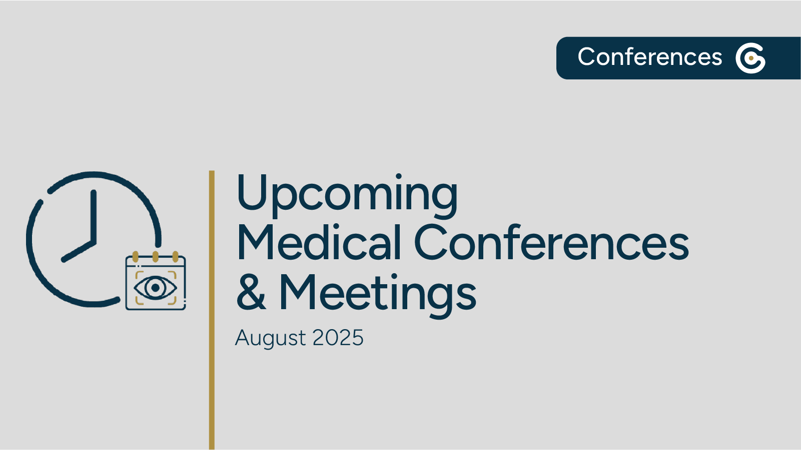 Upcoming Medical Conferences for August 2025 (APA, ESC, & More ...