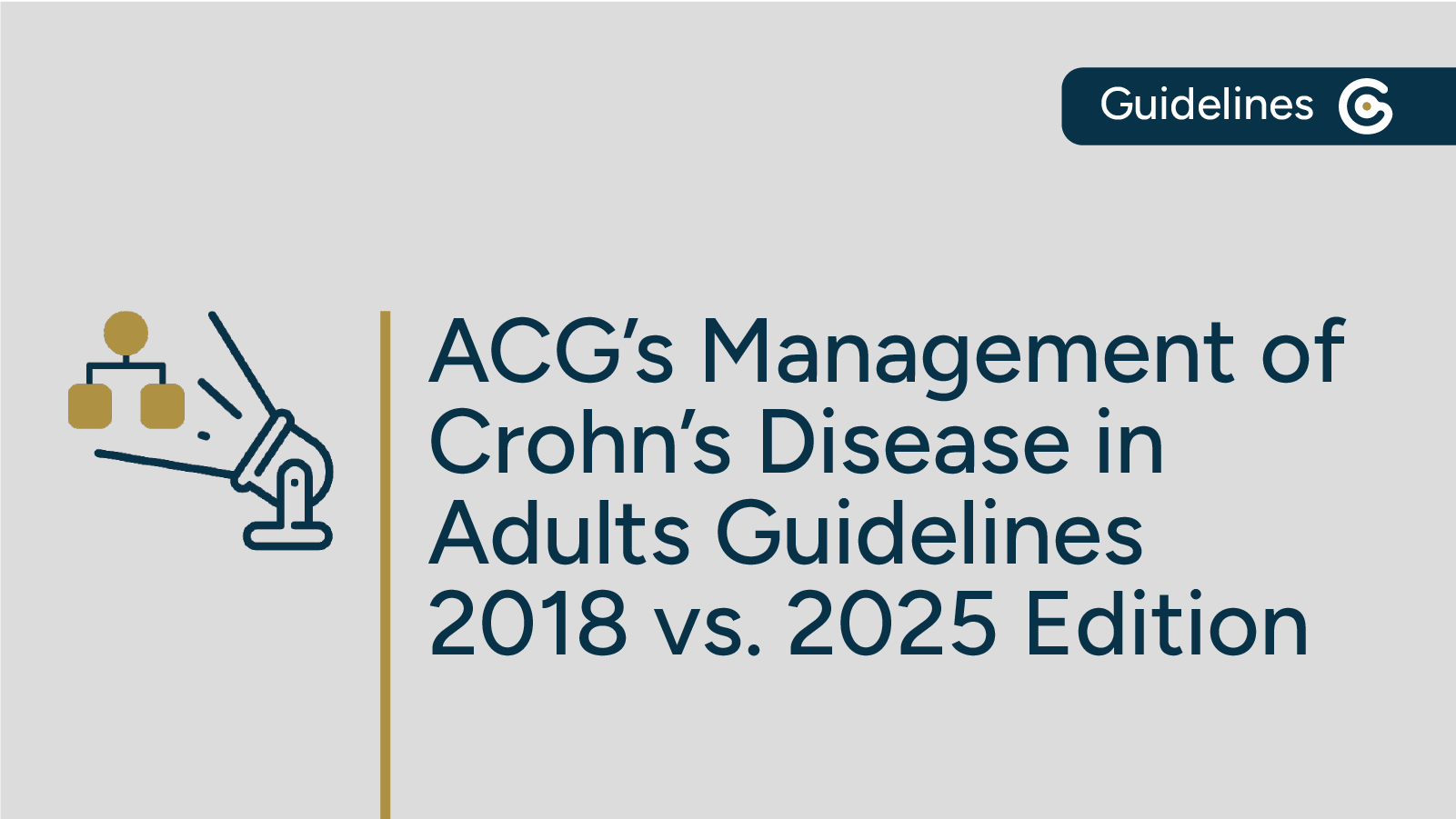 ACG's Management of Crohn's Disease Guidelines – 2018 vs. 2025 ...