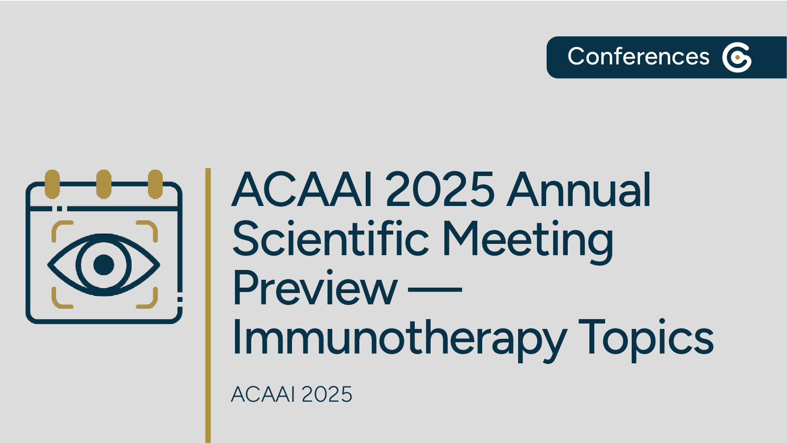 ACAAI 2025 Conference Preview — Immunotherapy Sessions - Guideline Central